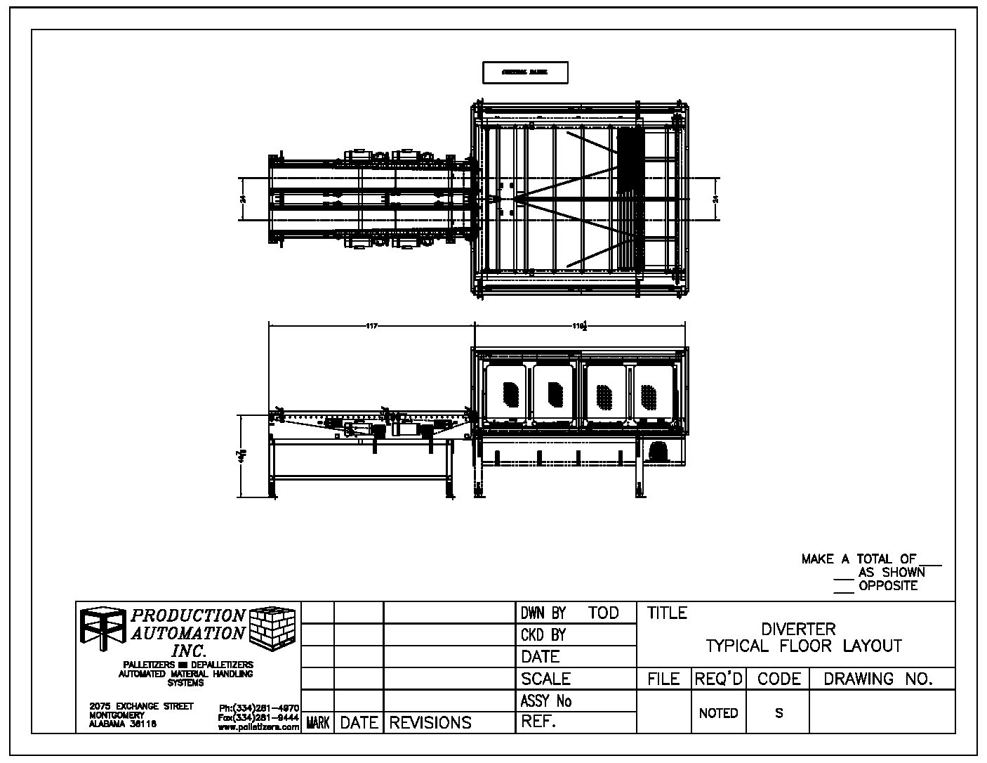 Combiners, Diverters, and Line Divider – Production Automation Inc